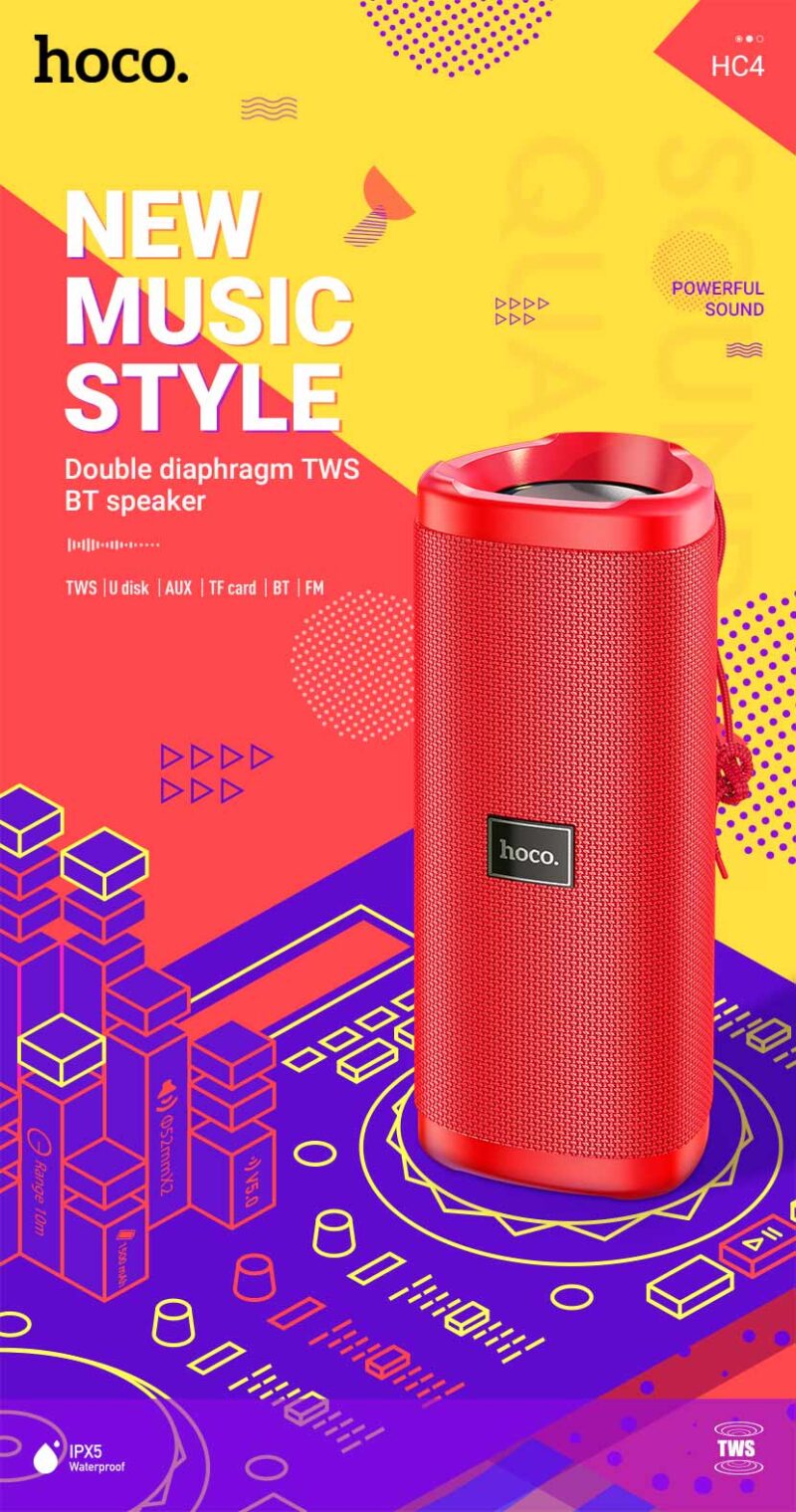 hoco. HC4 Bella wireless speaker - Audio - HOCO | The Premium Lifestyle Accessories