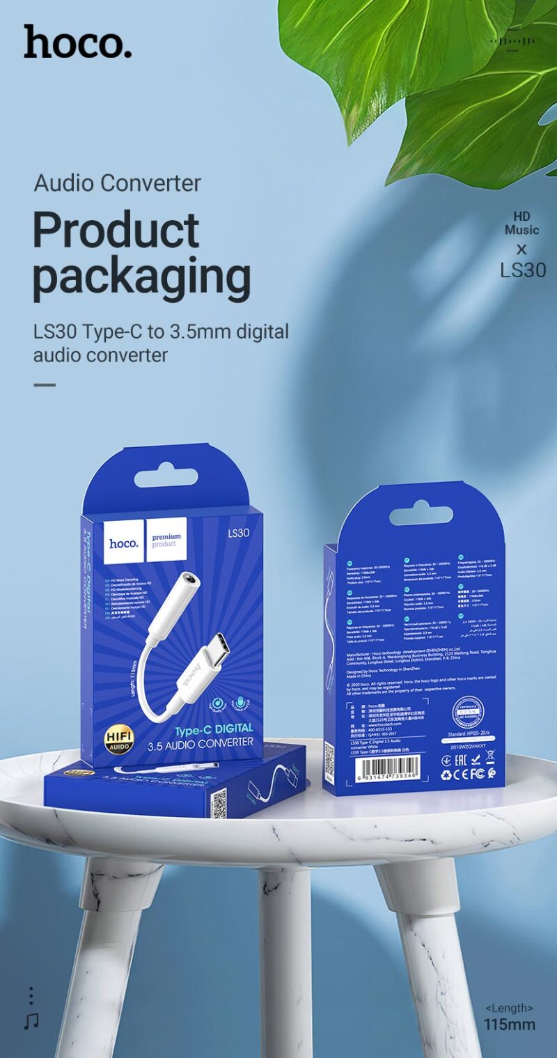 hoco. LS30 audio converter - Cables - HOCO | The Premium Lifestyle ...