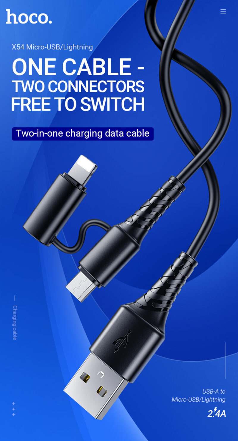 hoco. X54 Cool dual charging data cable - Cables - HOCO | The Premium ...