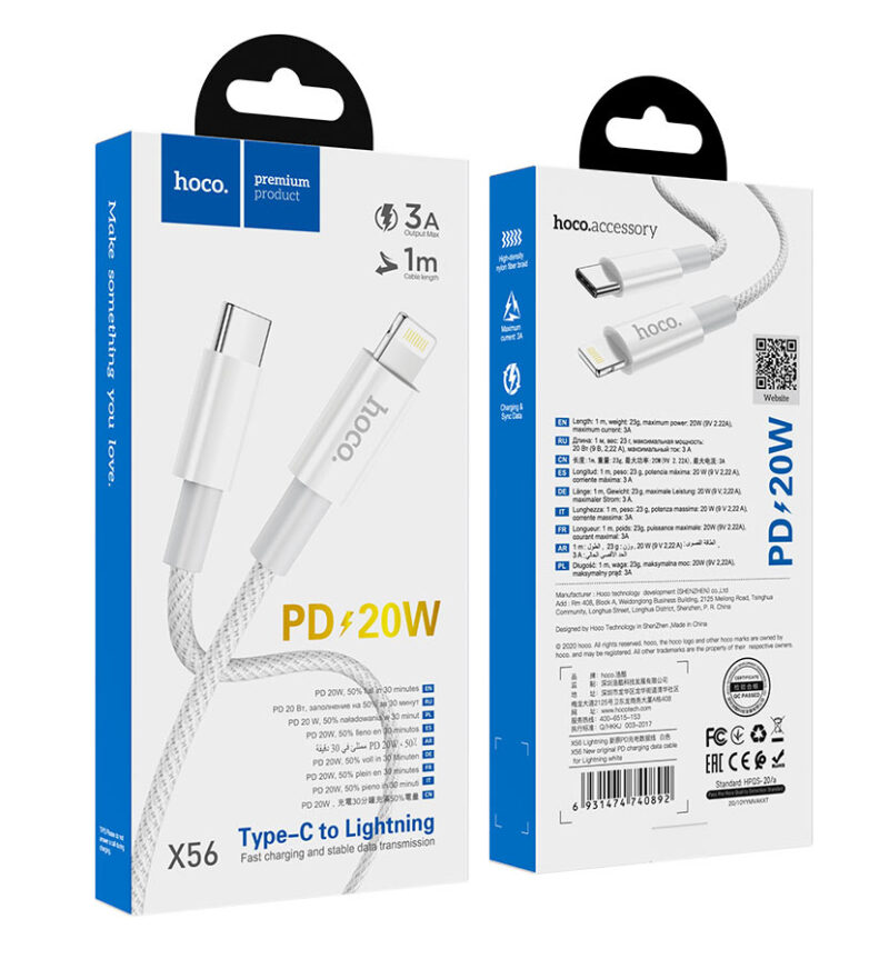 hoco. X56 New original PD charging data cable - Cables - HOCO | The ...
