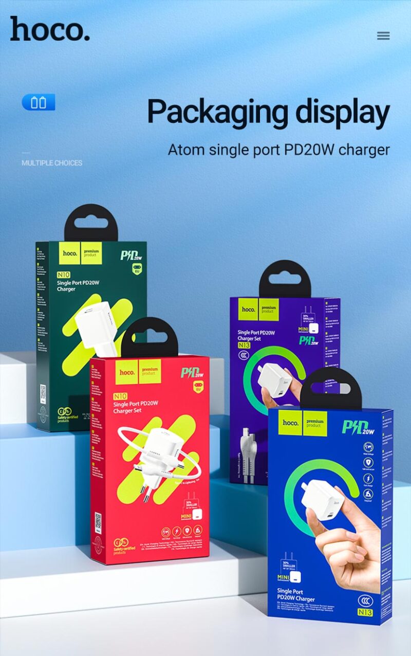 hoco. N10 Starter & N13 Atom wall chargers - Power - HOCO | The Premium ...