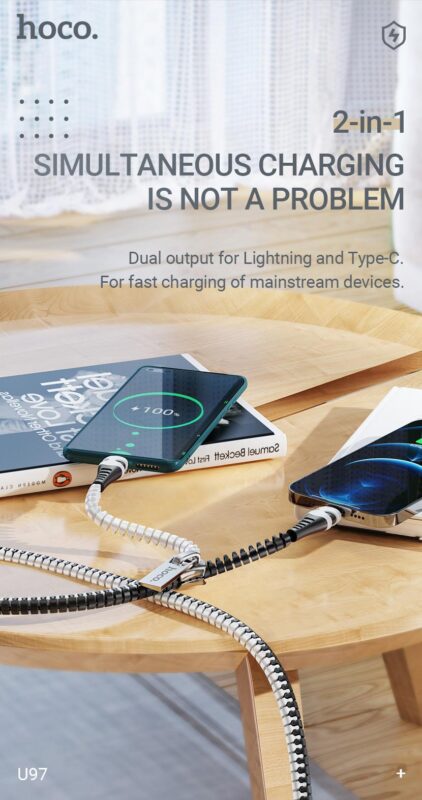 hoco. U97 2-in-1 Zipper charging cable - Cables - HOCO | The Premium ...