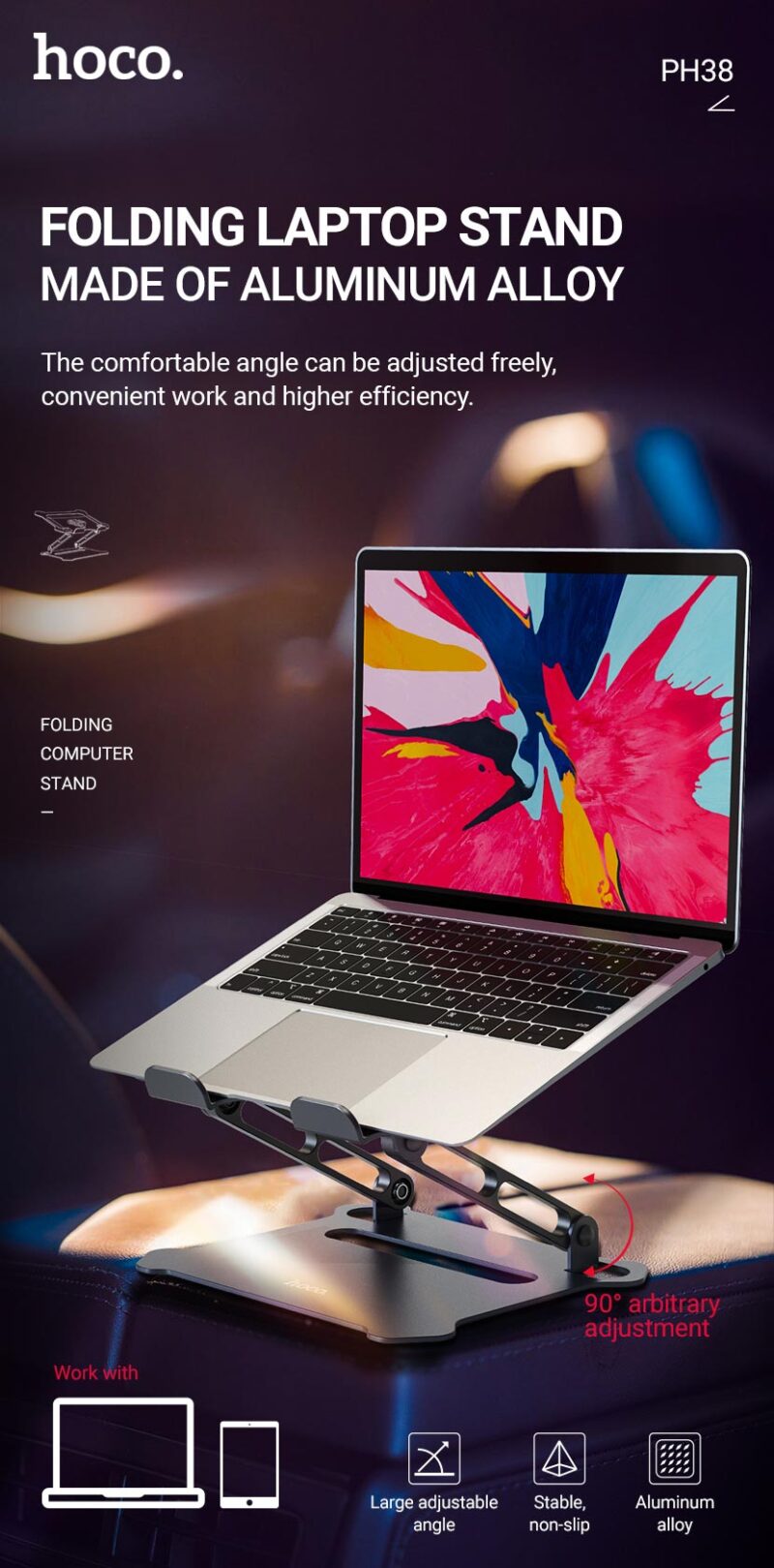 hoco. PH38 Diamond folding laptop stand - Home | Office - HOCO | The ...