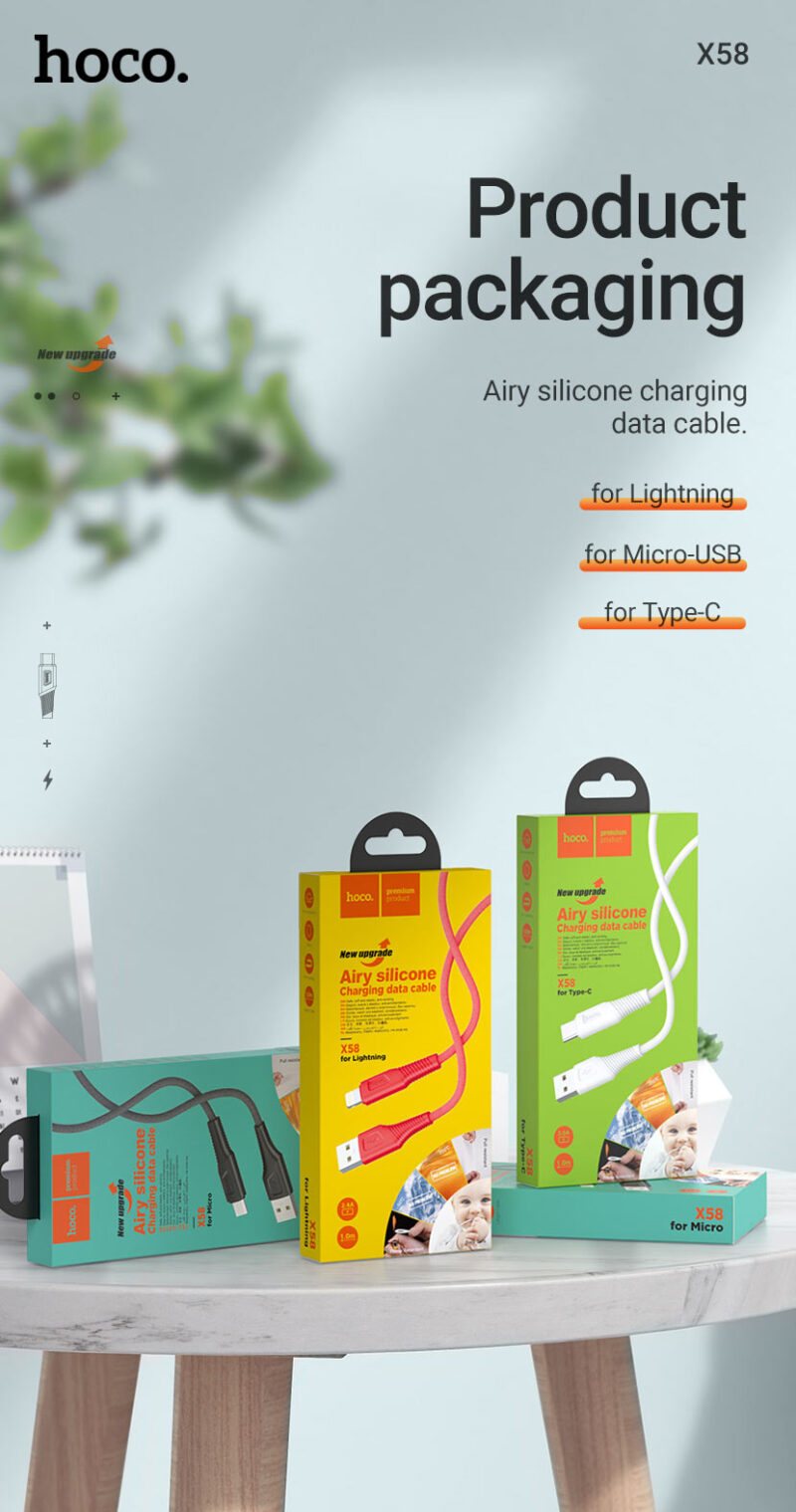 hoco. X58 Airy charging data cable - Cables - HOCO | The Premium ...