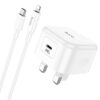 Wall charger "C91B Founder" PD20W UK set with cable - HOCO | The ...